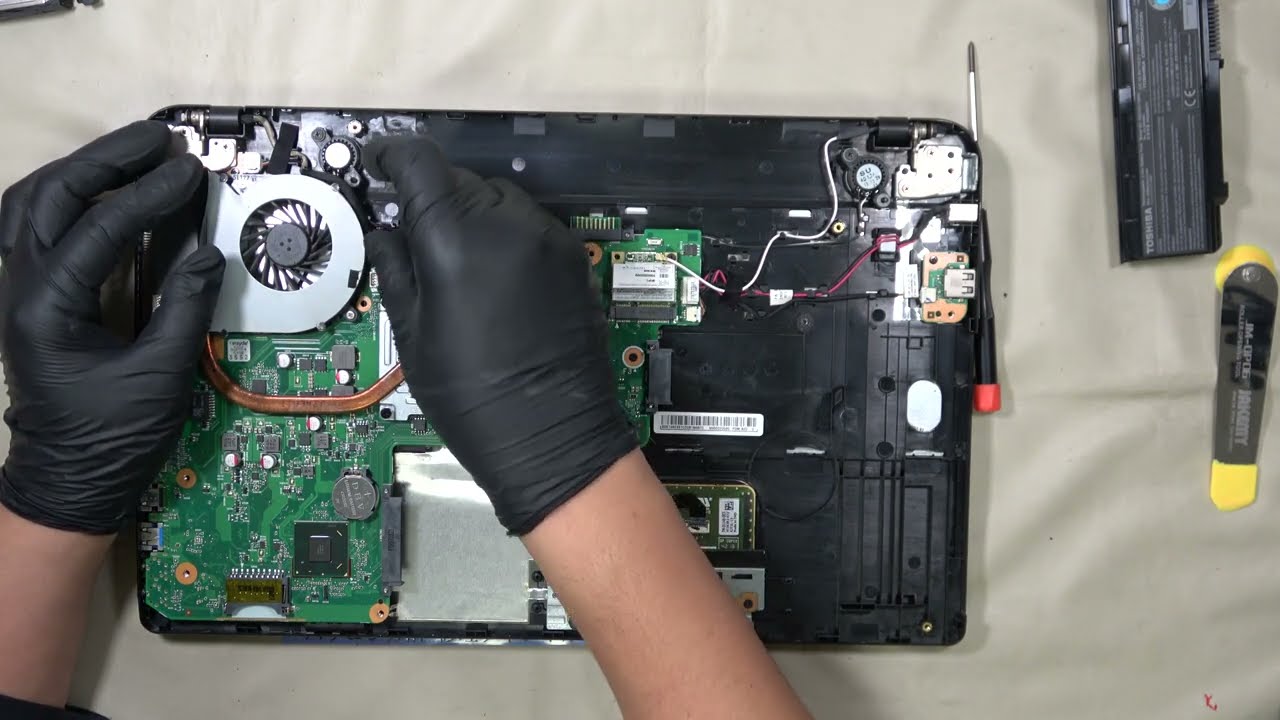 【Toshiba T353/41JB】 冷却ファン交換ガイド｜取り外しから取り付けまでの手順 - パソコン分解・修理チャンネル WEBガイド